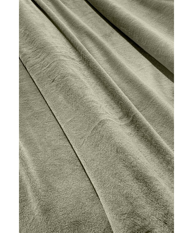 ΠΡΟΣΦΟΡΑ! Κουβέρτα VELVET Khaki 220X240 δύο όψεων και ΔΩΡΟ μαξιλαράκι ...
