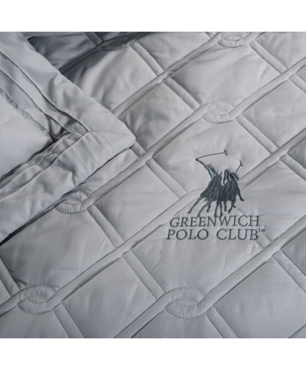 GREENWICH POLO CLUB ΚΟΥΒΕΡΛΙ ΥΠΕΡΔΙΠΛΟ ΣΕΤ 2163 ΓΚΡΙ