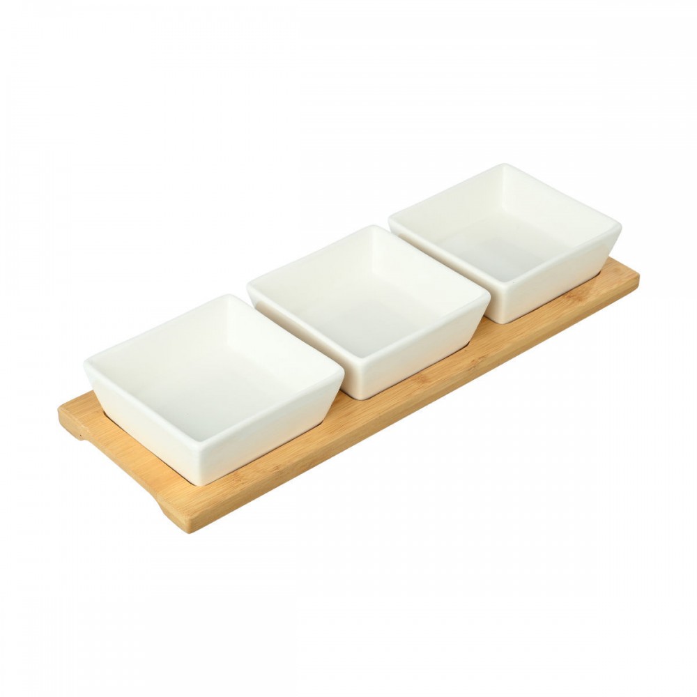 ESTIA ΜΠΟΛΑΚΙΑ BAMBOO ESSENTIALS ΜΕ ΒΑΣΗ BAMBOO ΣΕΤ 3 ΤΕΜ.